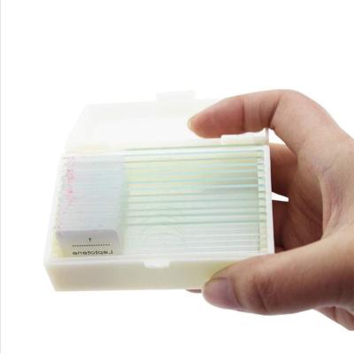 中国 熱い販売15のPCの細菌の微生物学は実験室の生物学の研究のためにガラス顕微鏡のスライドを準備した 販売のため