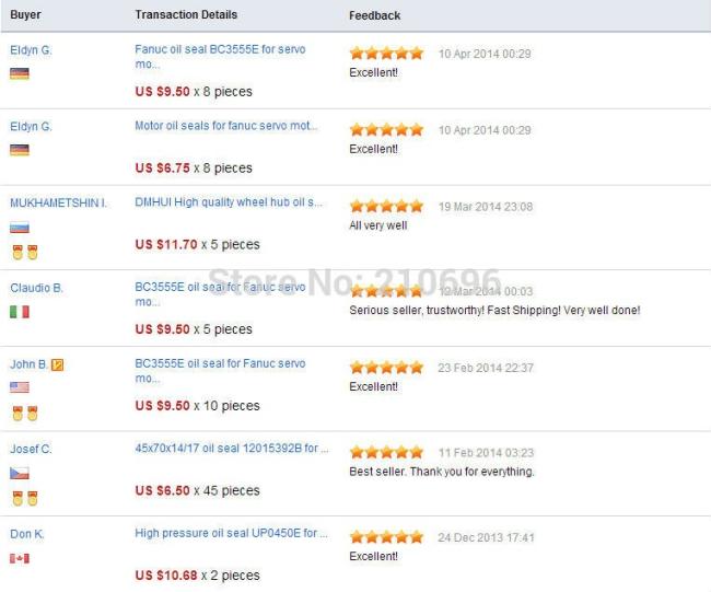 Factory direct hot-sale transfer gearbox oil seal all types