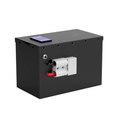 China LiFePO4 Lithium Battery Robots Vehicles Li-ion Electric ATV Battery Pack 24V 48V 60V 72V 20AH-150AH for sale