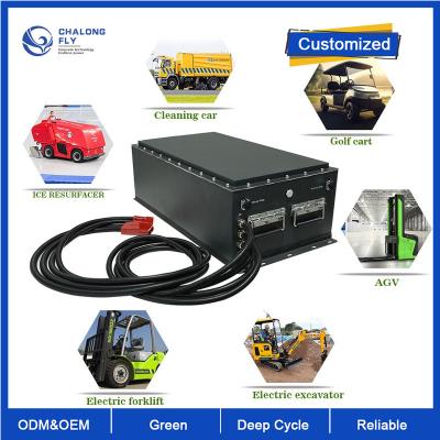 Cina OEM ODM EV Lithium Battery Pack per carrelli elevatori 24V 48V 60V 72V 80V Lifepo4 in vendita