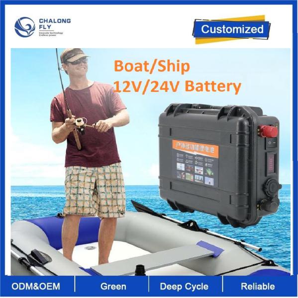 CLF 12V100AH OEM ODM Lithium battery electric motor assault boat kayak 24 volt 200 amp Marine thruster battery