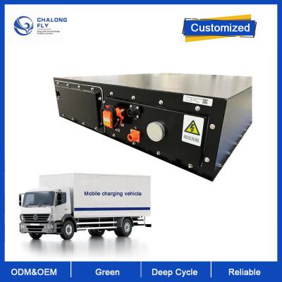 China LiFePO4 Lithiumbatterij OEM ODM Energieopslagkasten Voertuig 300kwh Mobiele energieopslagsysteem 100kwh 200kwh Te koop