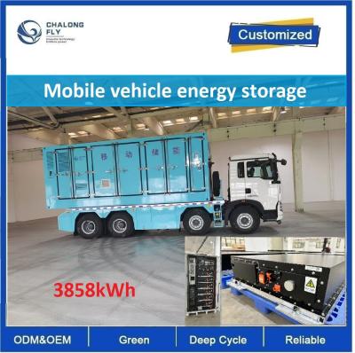 China CLF Lithiumbatterij LiFePO4-batterij Energieopslagkasten Voertuig Mobiele energieopslagsysteem 100kwh 200kwh Te koop