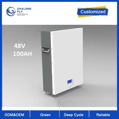 China 48V100Ah 200Ah Batterie-Satz 5KWh Powerwall des Lithium-Ionlifepo4 für Hauptsolarenergie-System zu verkaufen