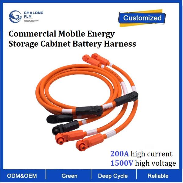 Armazenamento de energia personalizado 200A de alta corrente 1500V de alta tensão armazenamento de energia comercial móvel