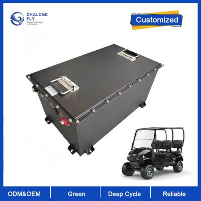 Китай CLF LiFePO4 Литийная батарея Номинальное напряжение 60V 72V 96V Литий железный EV аккумулятор для электрических тележек для гольфа 100AH 200AH 300AH продается