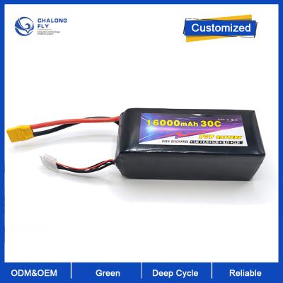 China 22.2V 16000mAh 30C Drone Battery for Plant Protection and Training Machines with High Energy Density for sale