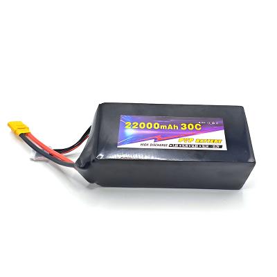 China 22000mAh 22.2V 30C Drone Battery OEM Battery Pack for High Performance Drones for sale