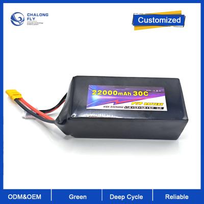 China 22000mAh 22.2V 30C Drone Battery OEM Battery Pack for High Performance Drones for sale