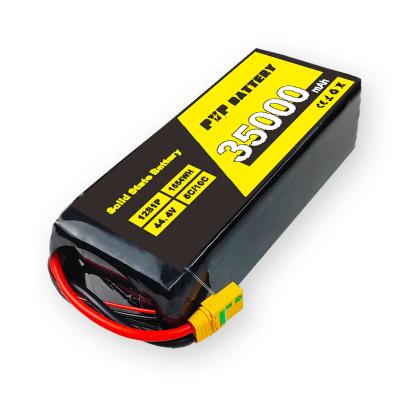 China 44.4V 35000mAh 10C High-Voltage Semi Solid State Drone Battery Pack with OEM/ODM Customization for sale