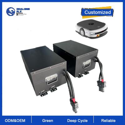 중국 25.6V 51.2V 83.2V AGV 로봇 리튬 배터리 100A 150A 200Ah 48V Lifepo4 배터리 팩 (충전기 포함) AGV 리튬 이온 배터리 판매용