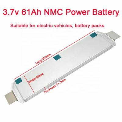 Cina Celle di batteria NMC personalizzate da 3.7V Li-polimero all'ingrosso Sacchetto NCM Cella di batteria per auto elettrica Motocicletta in vendita