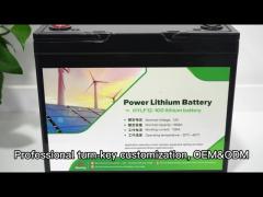 Da bateria acidificada ao chumbo da substituição da bateria de lítio 12.8V do ODM LiFePO4 do OEM 100AH 200AH bateria recarregável com construído em BMS