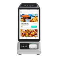 China Kiosk Payment Terminal With Face Recognition Android Desktop Pos Terminal QR Code NFC Thermal Printer for sale