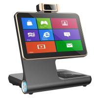 China Restaurant Visitor Management System Touch Screen Android Attendance System With Fingerprint Face Recognition for sale
