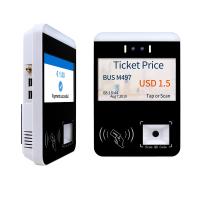 China 7 Inch Bus Ticket Validator With QR Code NFC Face Recognition GPS Wifi Bluetooth for sale