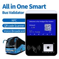 China 7 Inch Bus Ticket Validator With QR Code NFC Face Recognition GPS Wifi Bluetooth for sale
