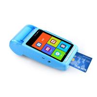 China Restaurant / Retail 4 Inch Android Handheld POS Terminal With QR Code Thermal Printer for sale