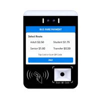 China All In One Face Recognition Bus Ticket Validator 7''HD LCD With QR Code Reader NFC for sale