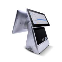 China 15.6 Inch Touch Screen Commercial POS System Win10 & Android Single / Dual Screen Machine for sale