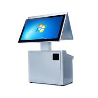 China Windows All in One POS System Intergrated Keyboard Receipt Printer QR Code RFID Reader for sale