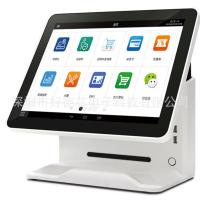 China 15.6 Inch Touch Screen Commercial POS System Win10 & Android Single / Dual Screen Machine for sale