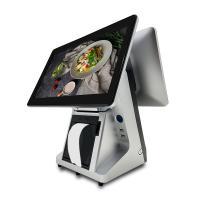 China 15.6 Inch Touch Screen POS Terminal Built-in Printer Win10 & Android Single / Dual Screen for sale