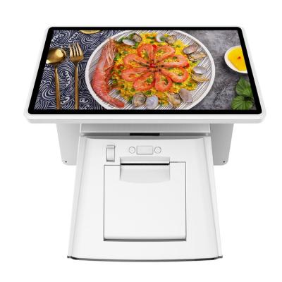 China Desktop 11.6 Inch Dual Screen POS Terminal Win10 & Android Smart Touch Cash Register for sale