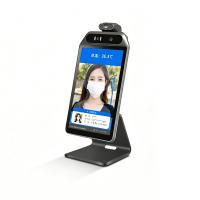 China 10.1 Inch Face Recognition Access Control Terminal With Infrared Temperature Sensor for sale