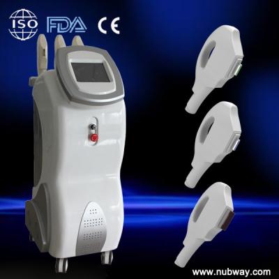 China Three Handles IPL hair removal machine|IPL beauty equipment for skin treatment for sale
