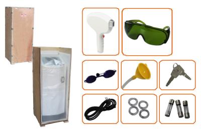 China Permanent 808nm Diode Full Body / Facial Laser Hair Removal Machine 10 - 50j / Cm2 for sale