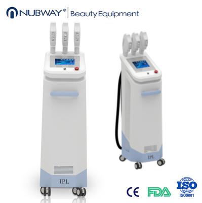 China Advanced Skin Three Handles IPL Beauty machine for beauty salon with good effects for sale