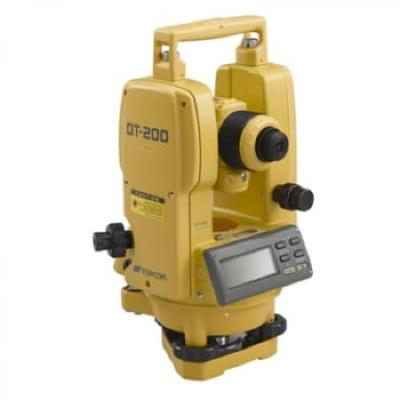 China Topcon DT-200 Series Electronic Digital Theodolite IP66 45mm Objective Lens DT-205L for sale