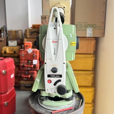 China Leica TS09 Total Station with 1000m None Prism Distance 1G Mass Data Storage and Diametrical Method for Surveying for sale