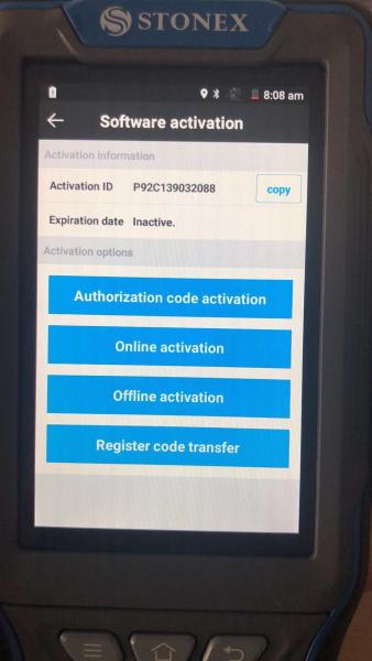 Surevy 소프트웨어 중국 상표 CHC GNSS RKT Landstare 소프트웨어 등록 부호를 도착하십시오