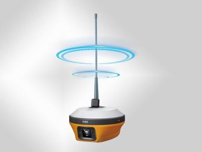 China Measuring Instruments RTK GNSS Reciver Hi Target V98 GPS dual battery with yellow color for sale