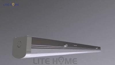 China Litehome Latest linear pendant light Emergency 3 Hours suspended linkable modular led linear light system for warehouse market for sale