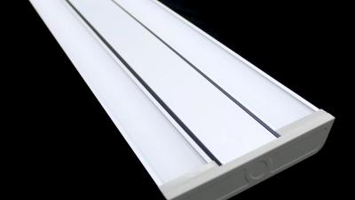 China LiteHome-Double linear light 4FT/1.2M Linkable Beam angle Adjustable 5000K Daylight Frosted Lens Surface for sale