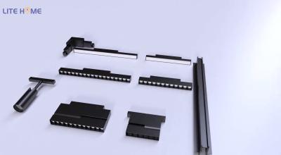 China LiteHome  LED 10w 48V 24 degree 4000k  5000k 6000k custom-made  high quality Magnetic COB  lighting system for mall for sale