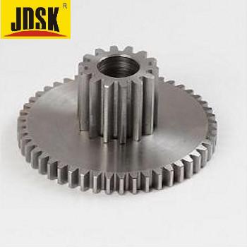 China Customized strong wear resistance double gear of pump hydraulic for sale