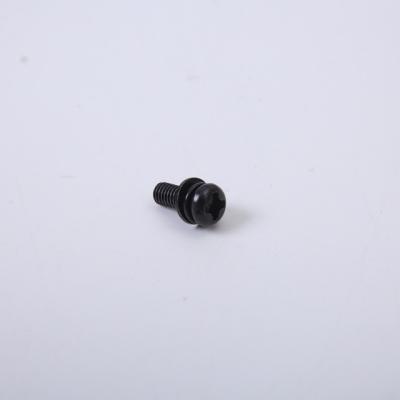 China Vertiefte Schwarz-Rundkopf-flache Querfederscheibe M2M3M4M6 Pan Head Screwss GB9074.8 zu verkaufen