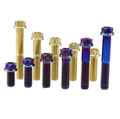 中国 M6 Torxチタニウムの合金はオートバイの修正のための豪華なフランジでボルトで固定する 販売のため