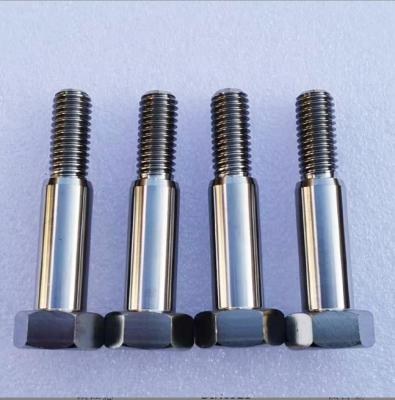 China Titanium Alloy Flange Bolts Screws Customized Modified Titanium Bolts for sale