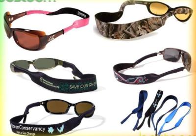 China Colorful Neoprene Sunglass Strap For Sports / Sun Glasses Neck Cords for sale