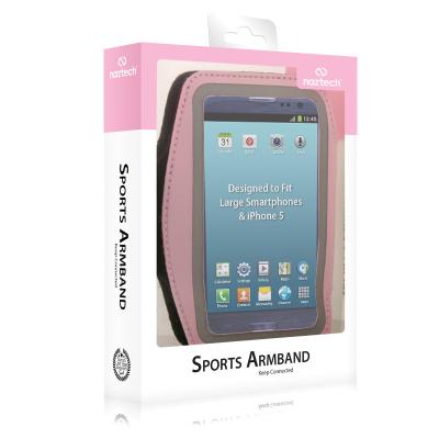 China Jogging Pink neoprene cellular fashionable PU gym armband cell phone case for iphone5 for sale
