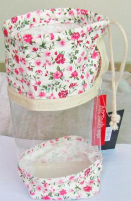 Китай Миниый экологический мешок Drawstring хлопка, флористический мешок 18 x 28 cm Knit продается