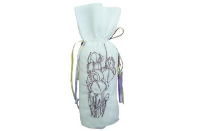 Китай Выдвиженческий мешок ювелирных изделий Drawstring хлопка с изготовленным на заказ логосом продается
