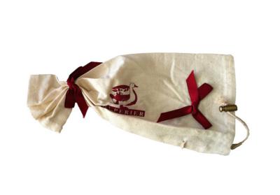 Китай Симпатичный красный смычок, мешок Drawstring хлопка для сводок упаковывая мешки продается