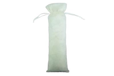China Anti-Scratch White Mesh Gift Bags Non-Woven Cloth For Promotion Shopping OEM / ODM for sale