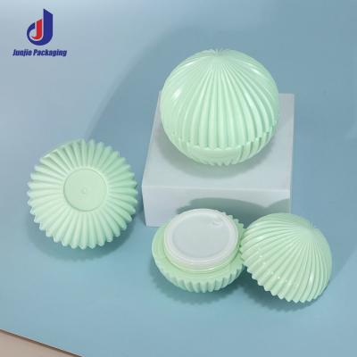 China 50g Plastic Cosmetic Jars Customized Facial Cream Jars Sphere Shape Plastic Type ABS for sale